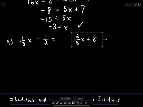 PreAlgebra 2.3 'Combining Rules to Solve Equations' - YouTube
