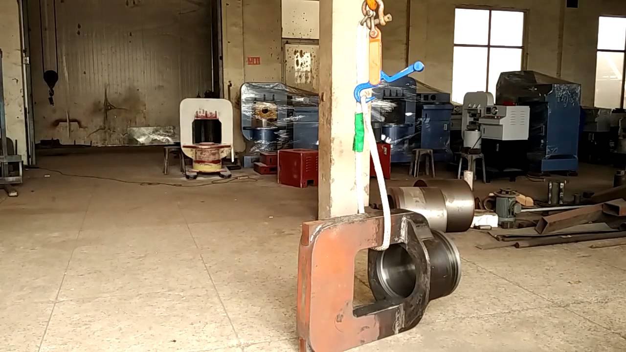 Automatic open lifting hook - YouTube