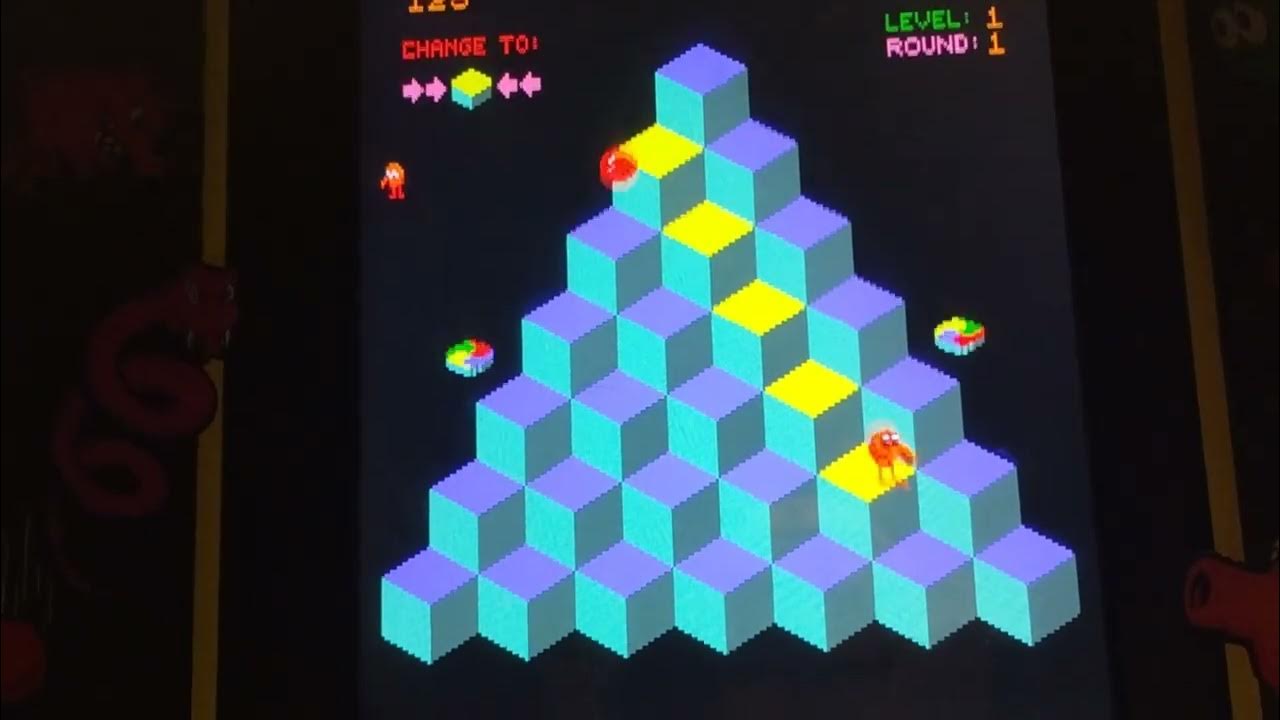 Q-Bert Gameplay - YouTube
