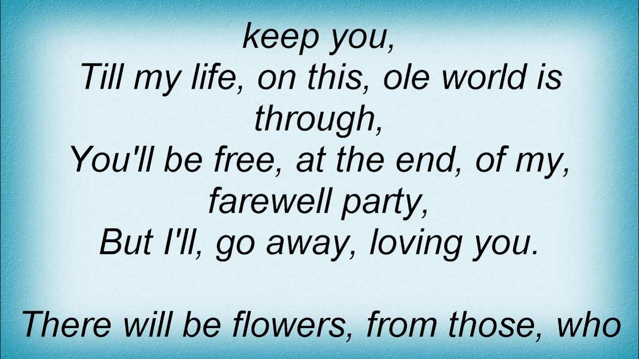 Alan Jackson Farewell Party Lyrics Youtube