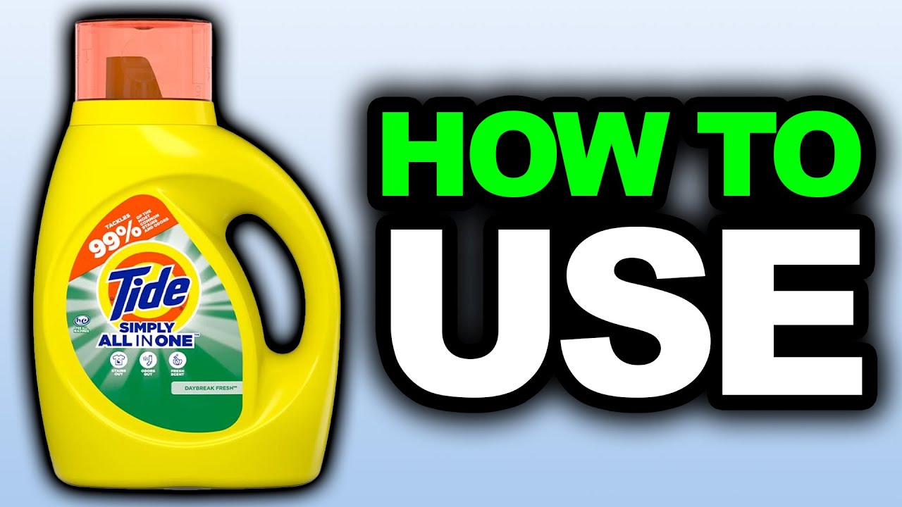 How To Use Tide Simply All In One - Easy Guide! - YouTube