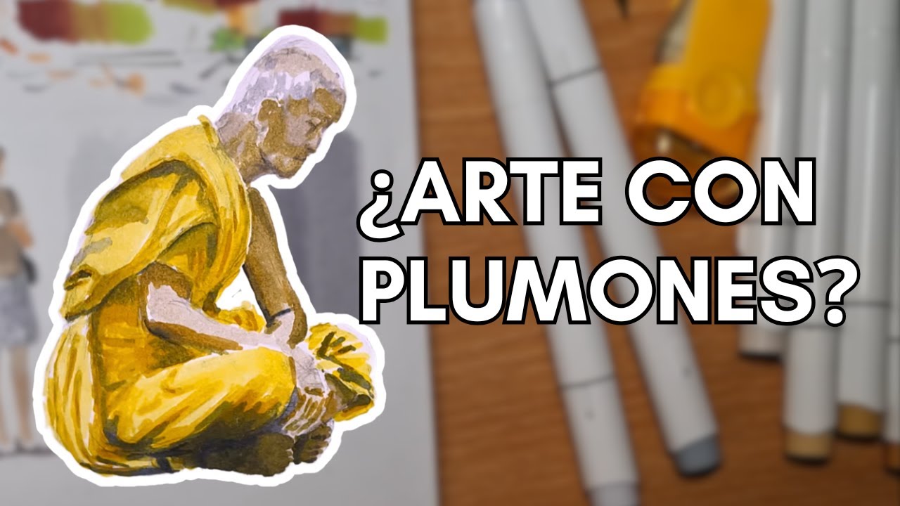 Pintando un monje budista con plumones de alcohol | Proceso - YouTube