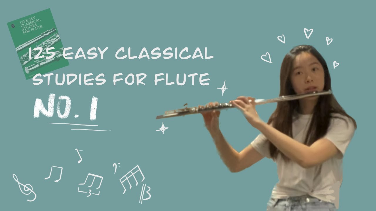 ZinYin Flute Studies | 125 Easy Classical Studies for Flute No. 1 - YouTube