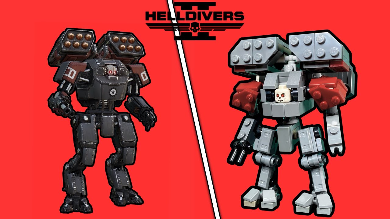 Lego Helldivers 2 Automaton Rocket Devastator - YouTube