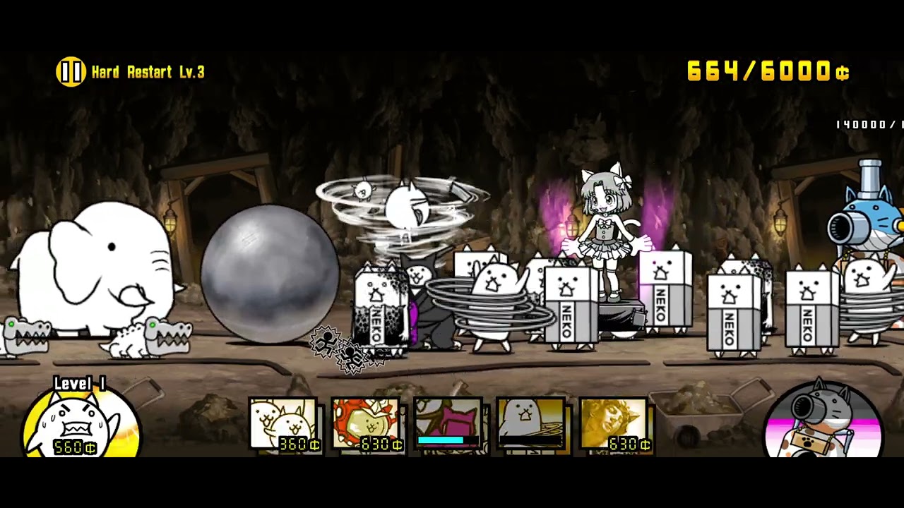 The Battle Cats | ⚔️Machines In Revolt | Hard Restart Lv.3 - YouTube