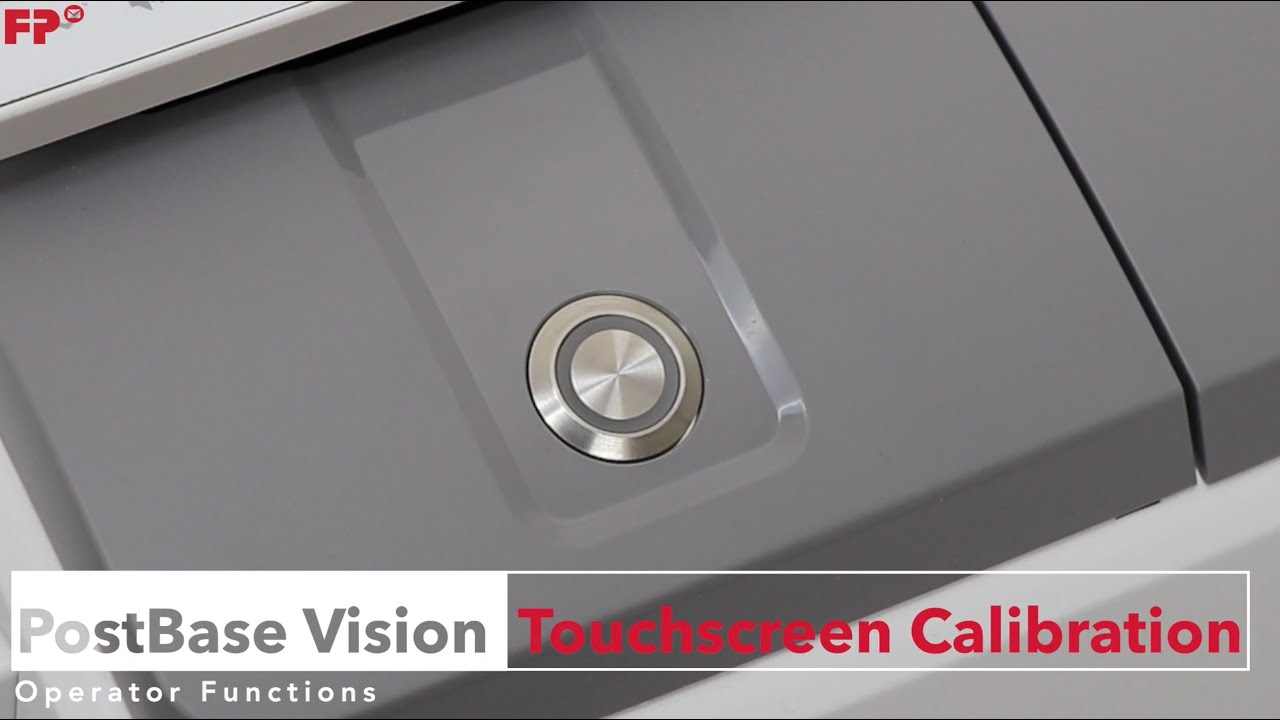 Touchscreen Calibration | PostBase Vision Support - YouTube