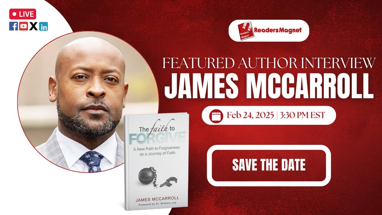 ReadersMagnet | Author Interview with James McCarroll - YouTube