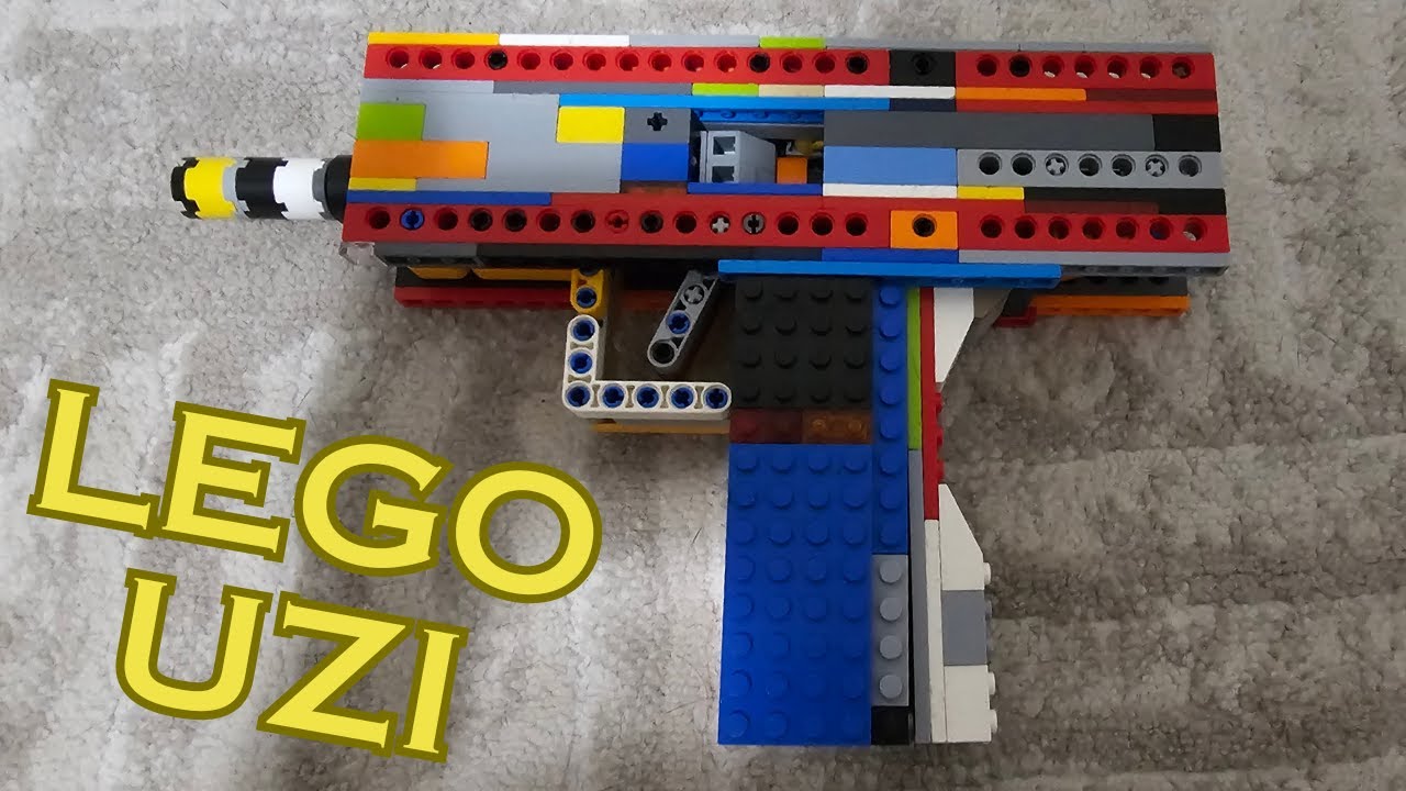 Lego Uzi (shell Ejecting!!! ) - YouTube