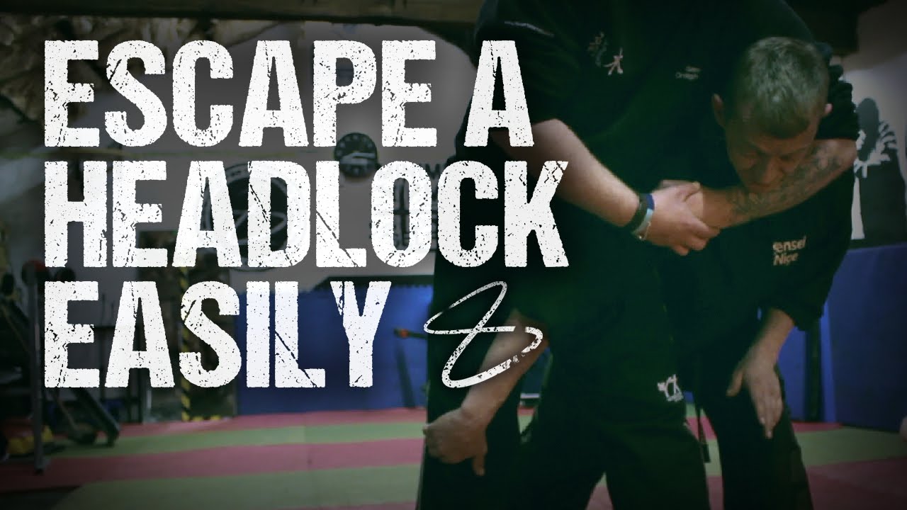 Escape A Headlock Easily - YouTube