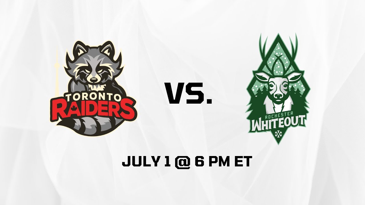 Toronto Raiders vs. Rochester Whiteout: MLQ Week 5 - YouTube