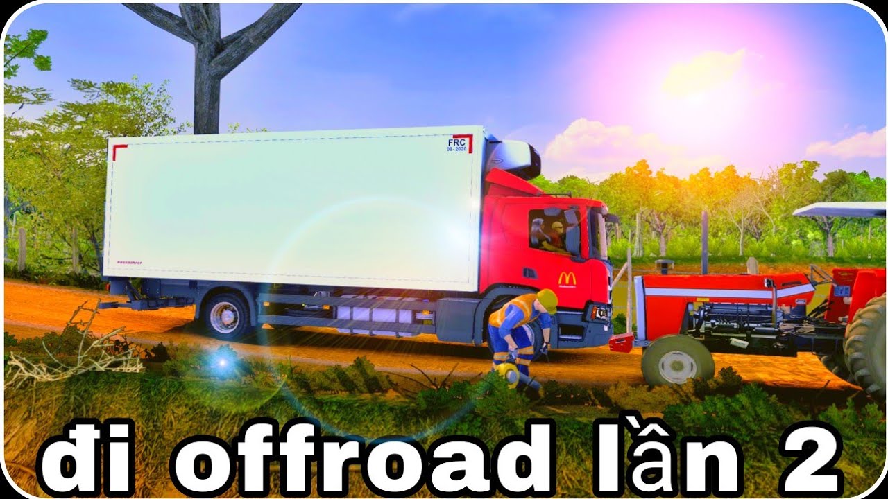 SCANIA P220 4x4 Tập 2 - Đi Offroad Với 8 Tấn Hàng Và 2 Trái Bưởi Căng ...