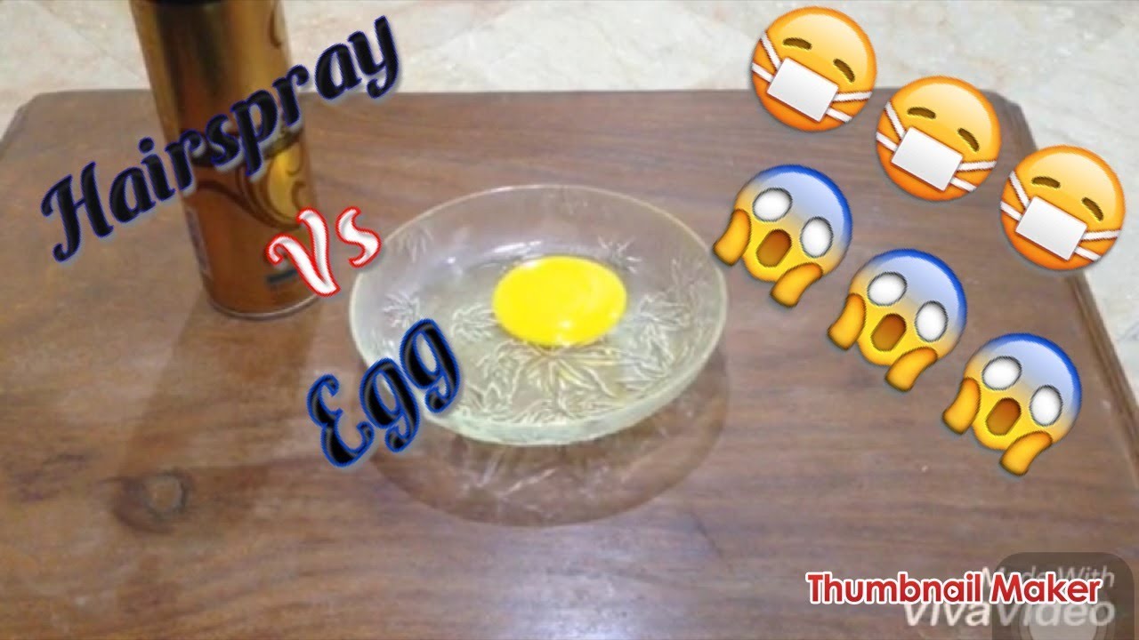 Hairspray Vs Egg |Amazing Experiment|Home Experiment| - YouTube
