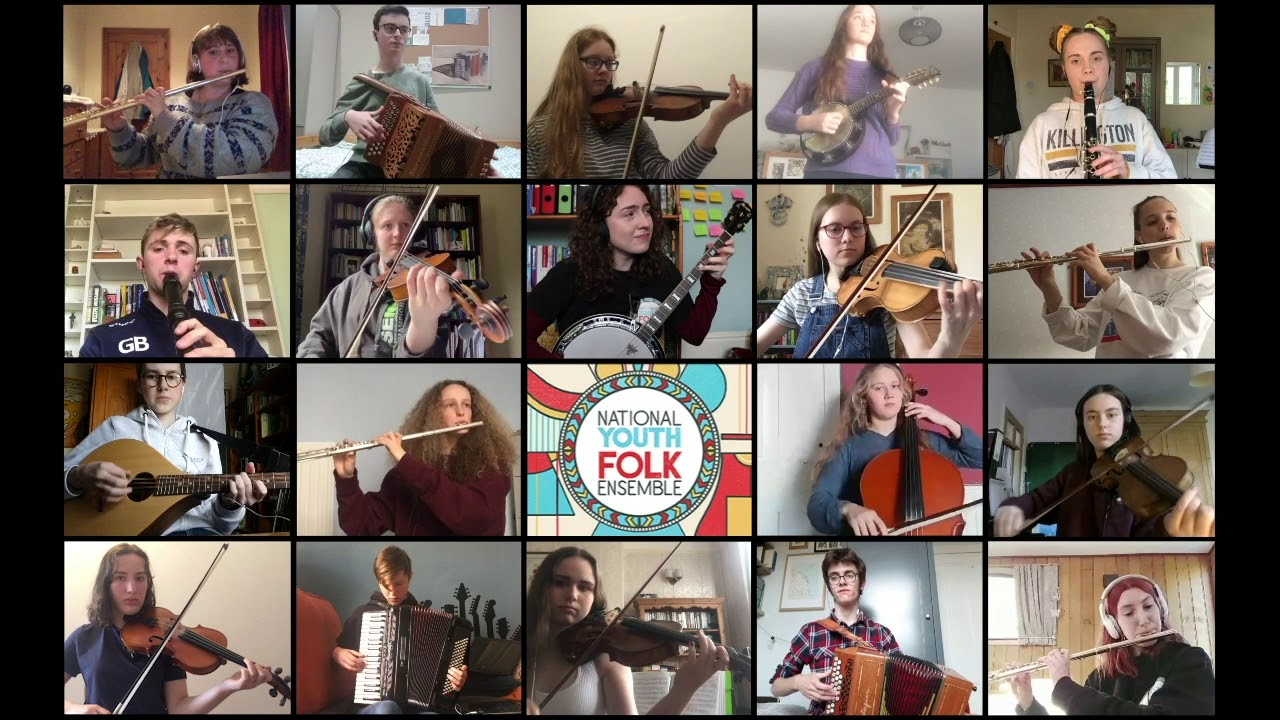 National Youth Folk Ensemble perform Ham House online! - YouTube