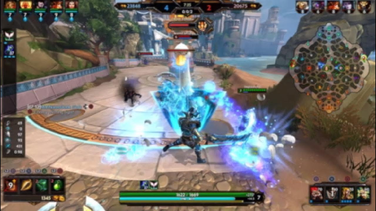 Smite PS5 Conquest Full Auras Ares Support Gameplay - YouTube