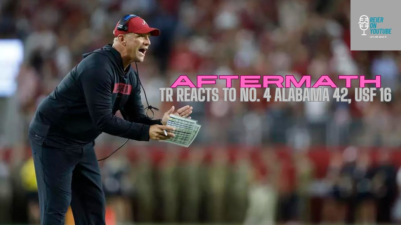 afTeRmath: TR reacts and interacts following Alabama 42, USF 16 | CFB, SEC - YouTube