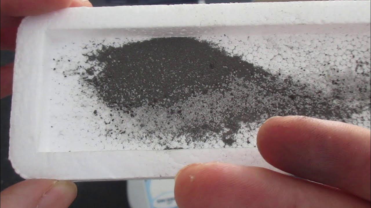 Separation of Mixture Lab (Fe. NaCl, SiO2) (Mass Fe) - YouTube