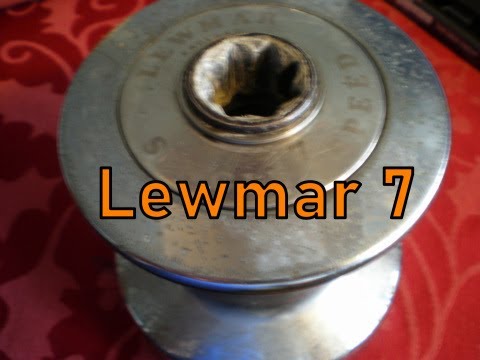 Lewmar 7 - How to disassemble/assemble a Lewmar 7 - single speed winch from year 1980