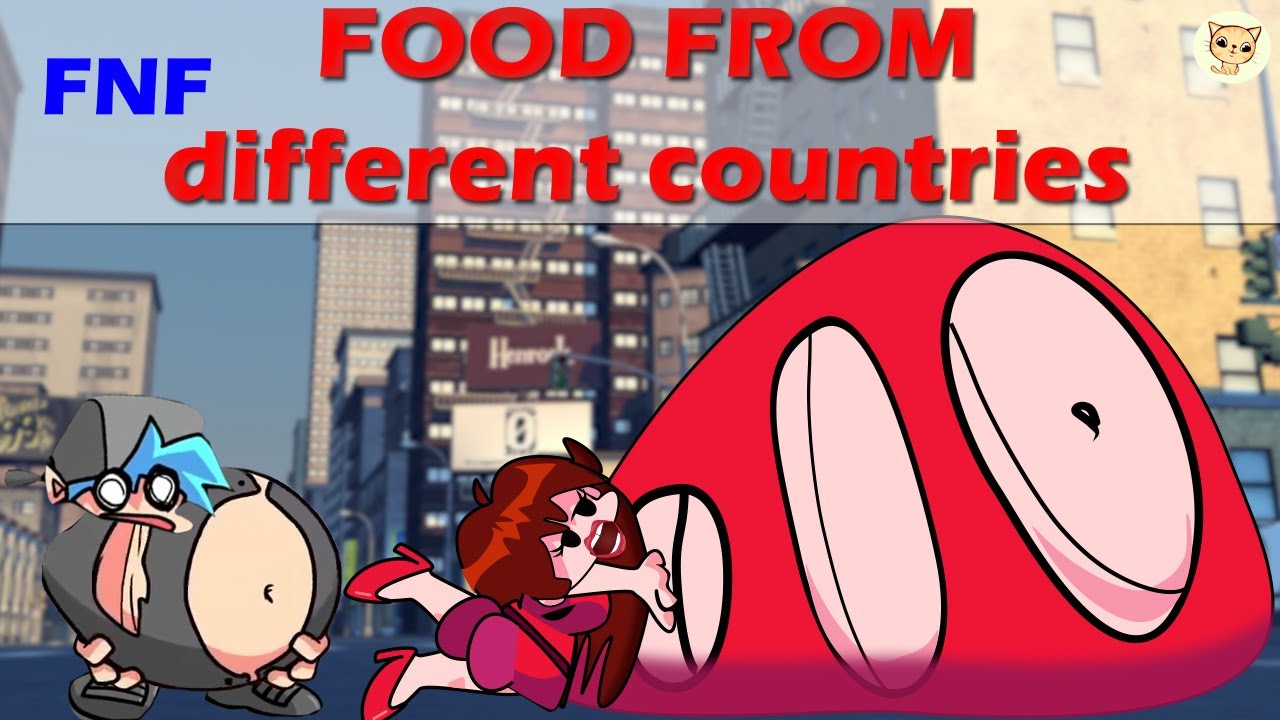Fat Girlfriend and Fat Boyfriend Try food from different countries ...