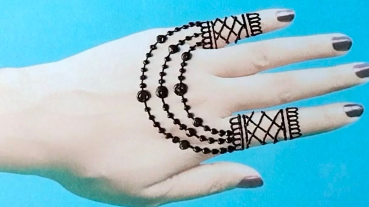 Unique mehndi design simple and easy|simple mehndi design|mehndi design ...