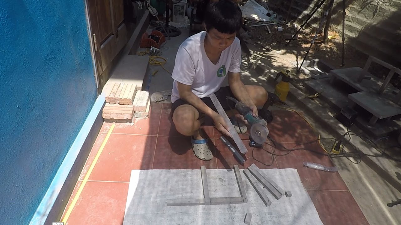 The boy completed the stairs of the mini model house- Unique and ...