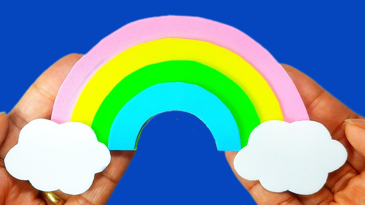 Como fazer ARCO-ÍRIS EM EVA | IDEIAS em EVA ️ Hellen Chagas - YouTube
