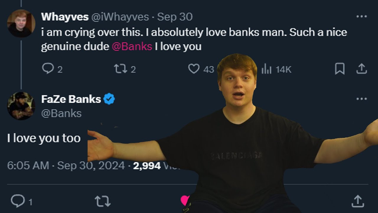 FAZE BANKS REPLIED TO ME ON TWITTER!!!! - YouTube