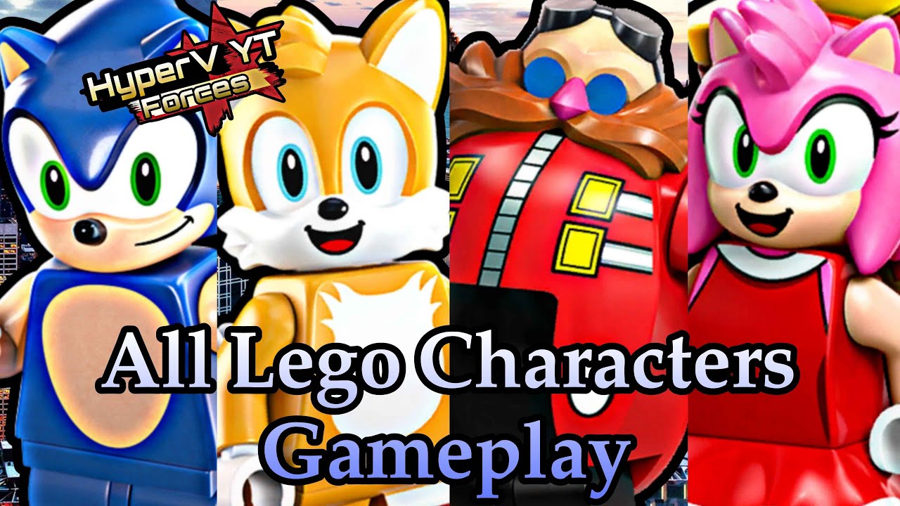 Sonic Forces Speed Battle 🟥🟦⬜️ Lego Amy - Lego Tails - Lego Sonic ...
