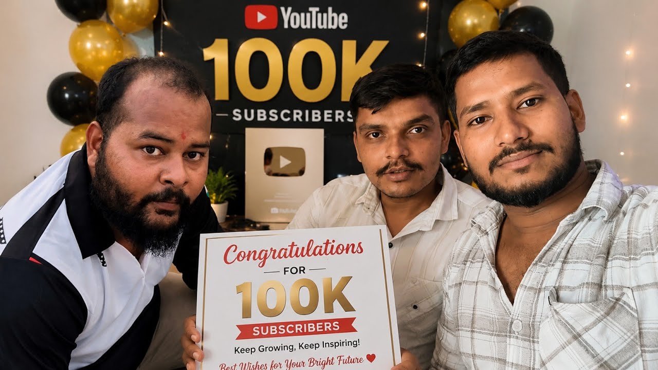 Congratulation for 100k //Unique Laxman vlogs// - YouTube