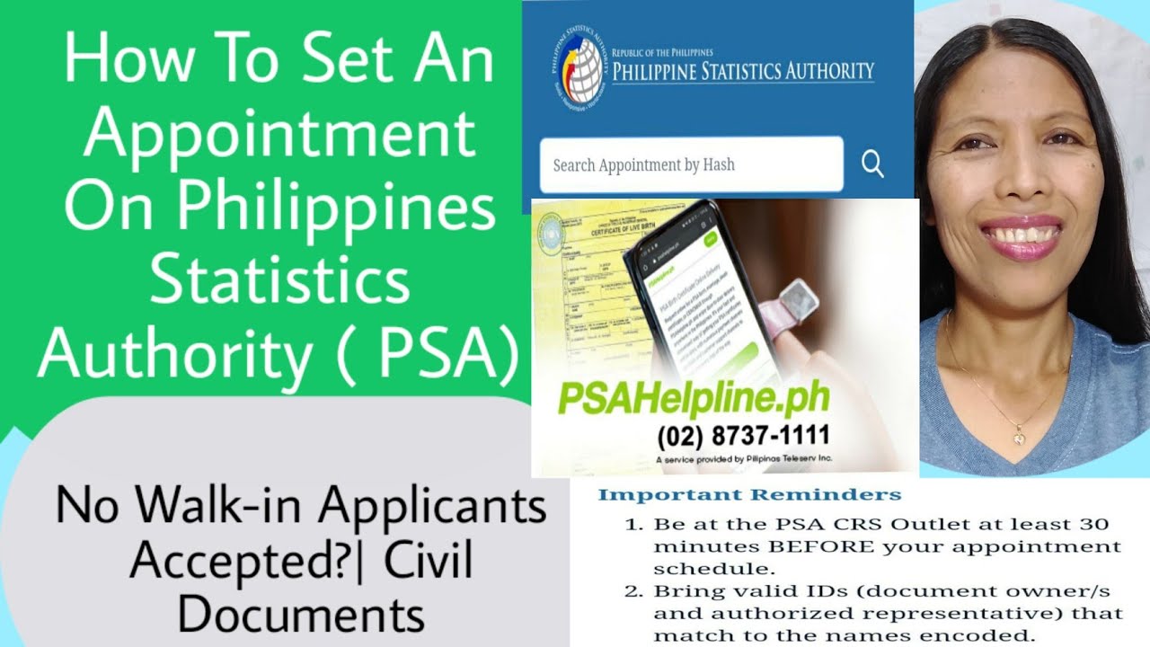 How To Set An Appointment On Online(PSA)| Secure Copy Of Cenomar On ...