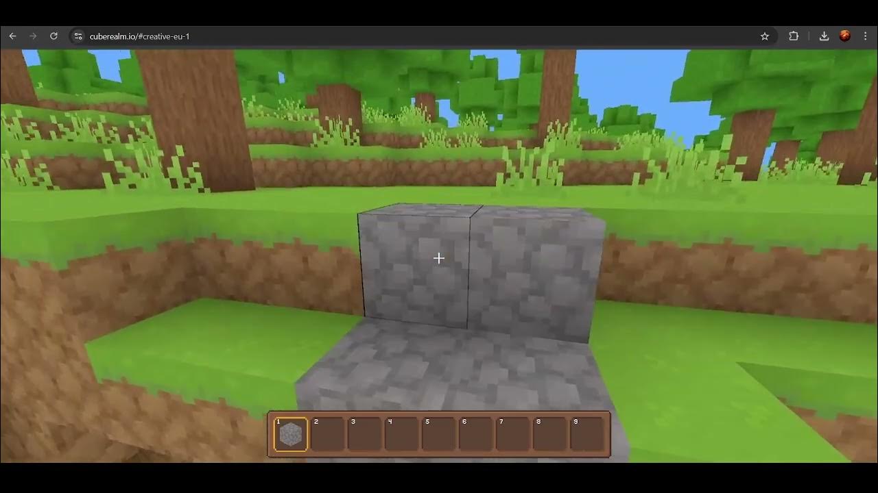 Cube Realm io Building paths relaxing gaming - YouTube