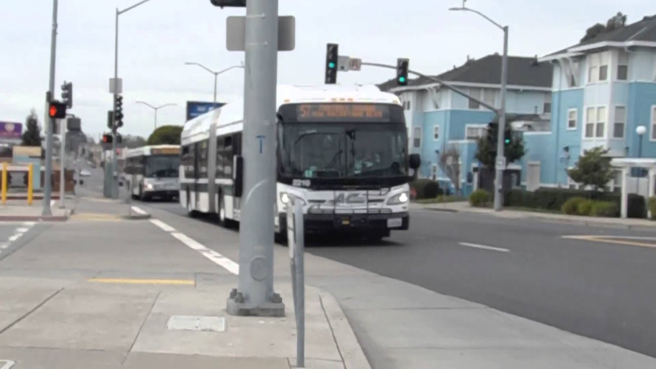 AC TRANSIT New Flyer XD60 Xcelsior 2210 On Route 57 Near Eastmont ...