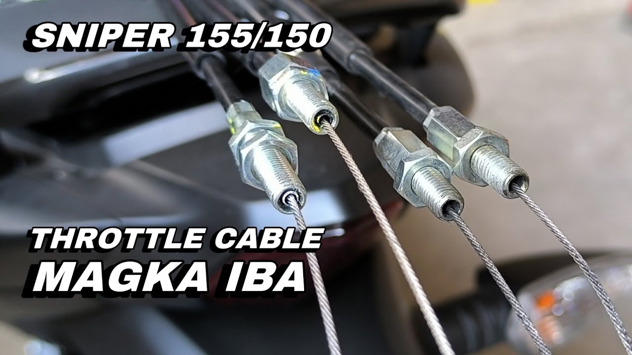 Sniper 155 Throttle Cable Palit ng Sniper 150 - YouTube