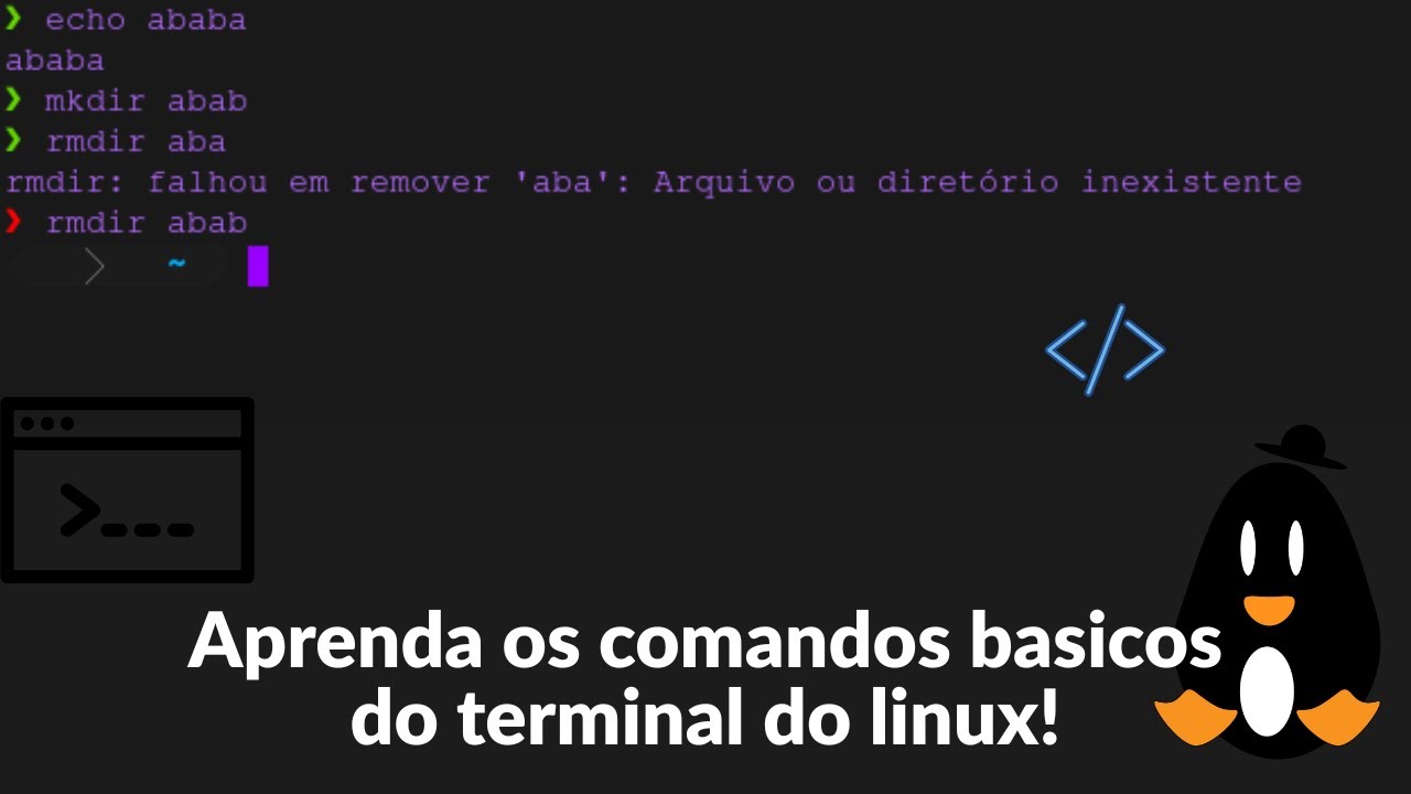 Aprenda Os Comandos Basicos Do Terminal Do Linux FACIL! - YouTube