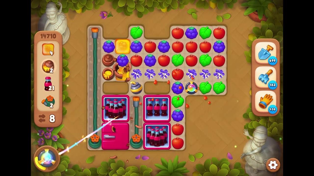 GardenScapes Level 14710 no boosters - YouTube