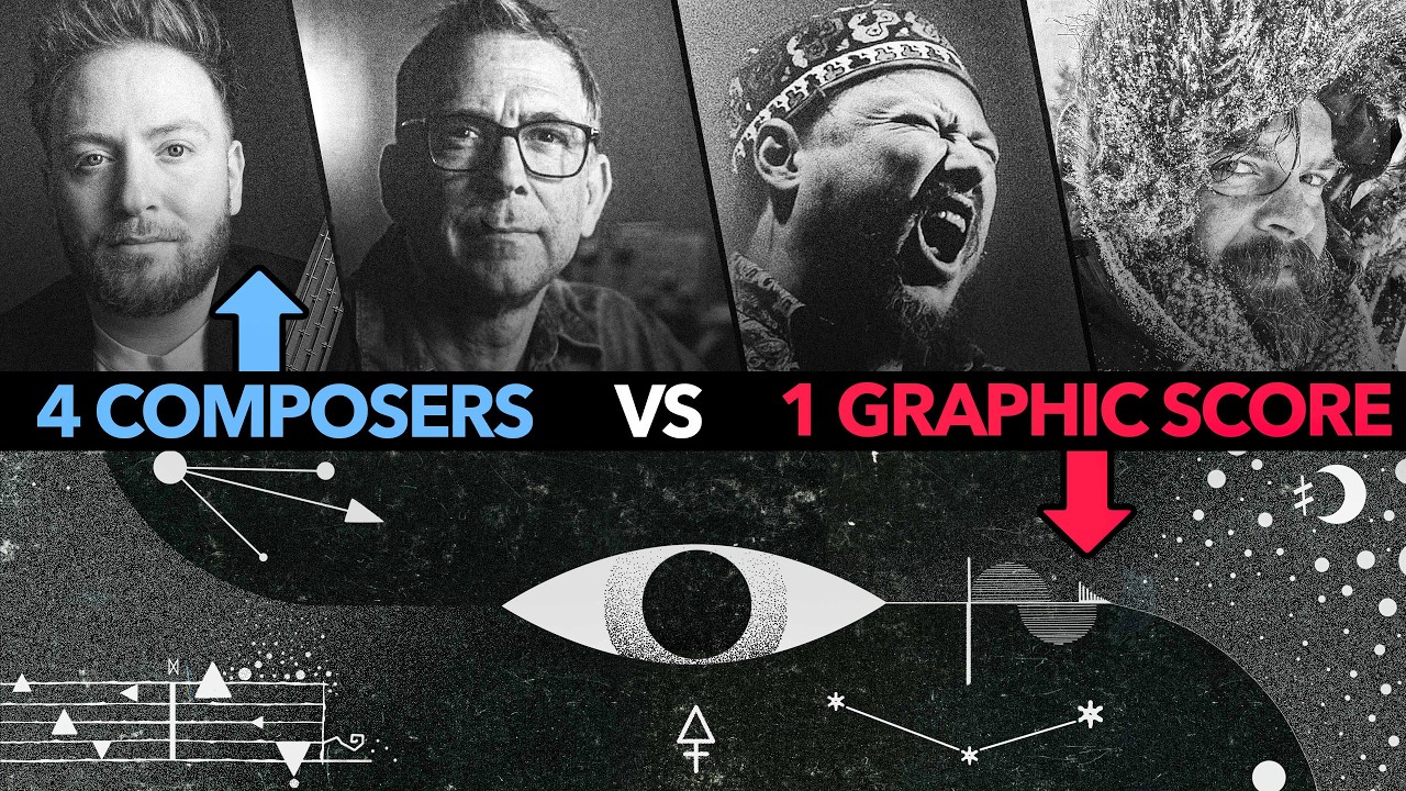 4 Composers Interpret 1 Graphic Score - YouTube