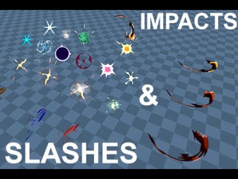 Stylized Impacts & Slashes Effects | Unity 3d assets - YouTube