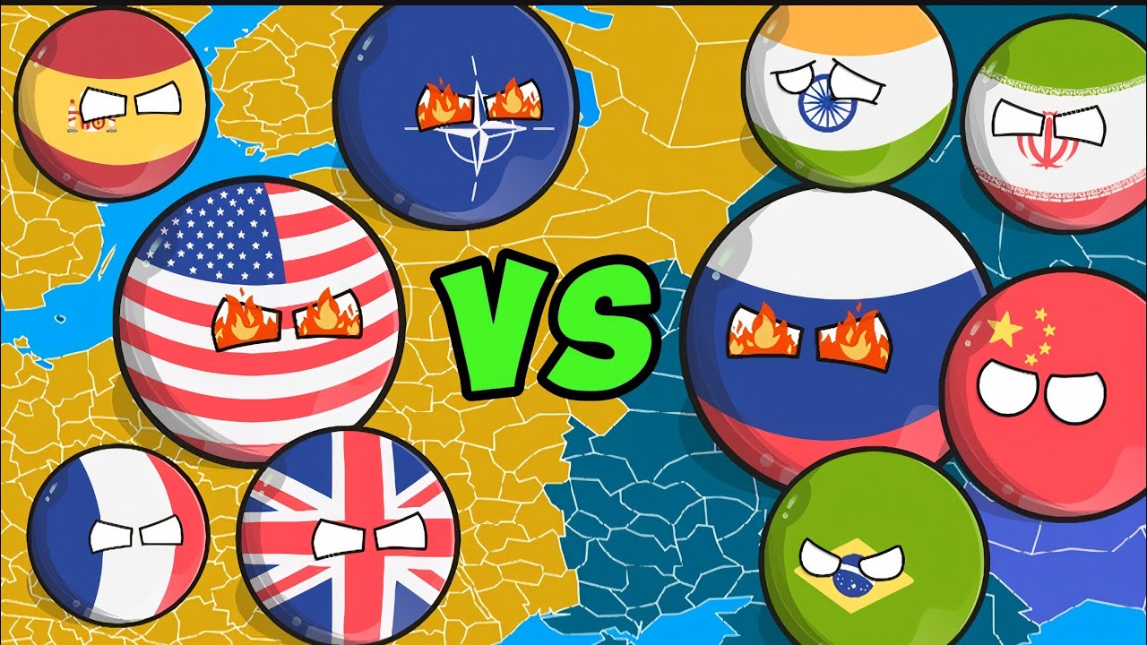 Team USA vs Team Russia - Who Will Win? Countryballs Videos - YouTube