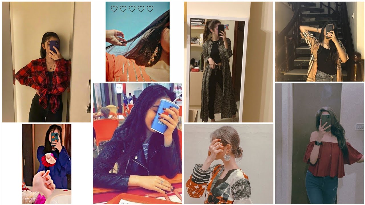 🦋awesome Hidden Face Girls Dpz 🖤mirror Selfie Ideas 💞dp Pictures For