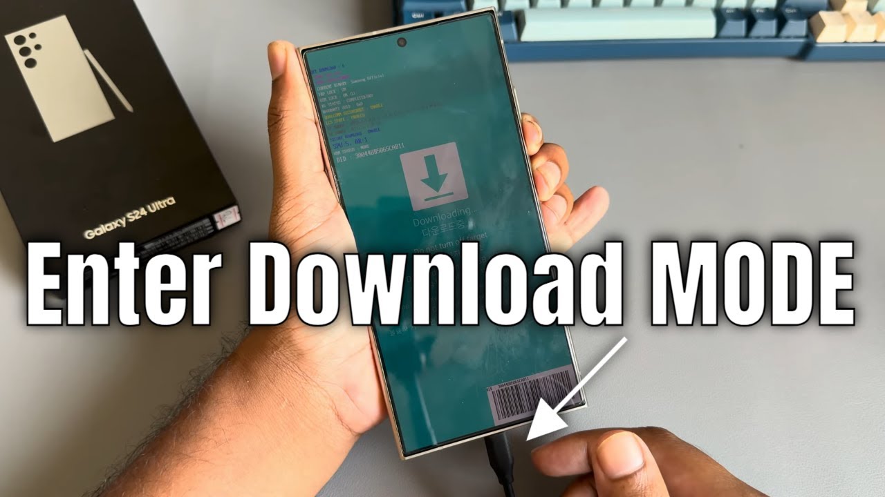 Samsung Galaxy S24 /S24+ /S24 Ultra: How to Enter DOWNLOAD MODE samsung ...
