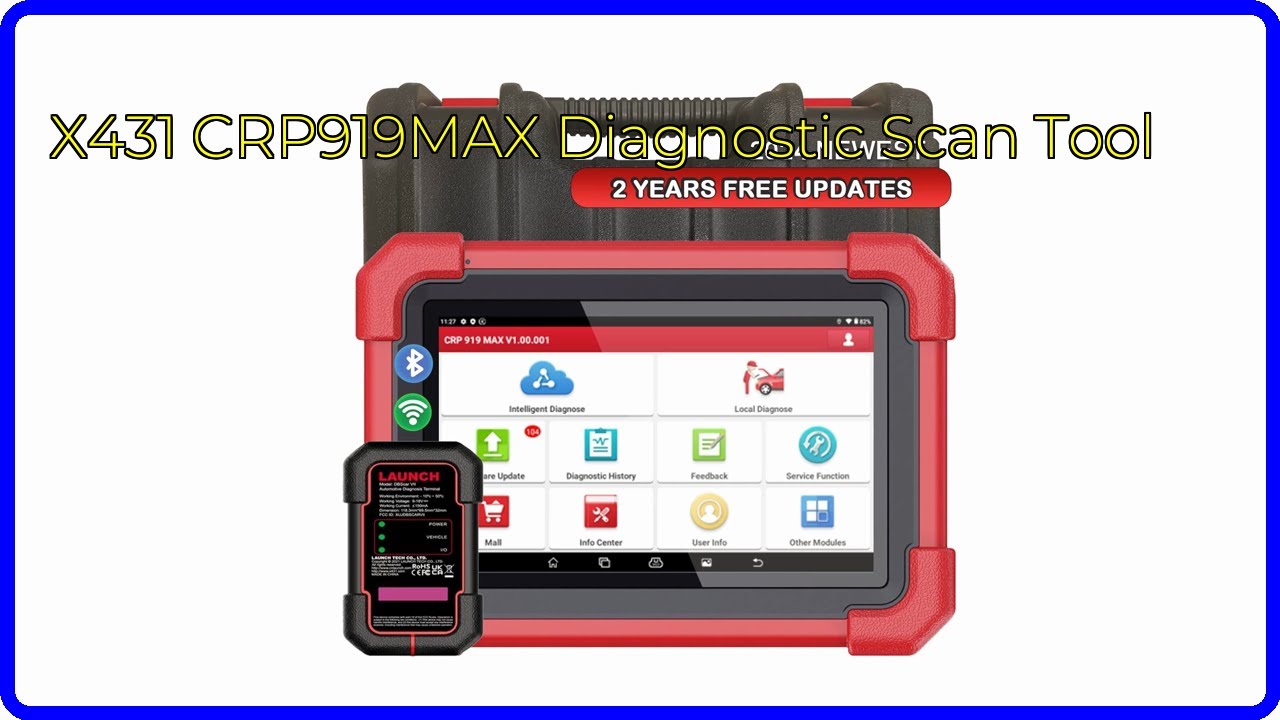REVIEW (2025): X431 CRP919MAX Diagnostic Scan Tool. ESSENTIAL details ...