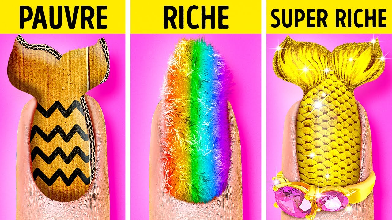 RICHE VS PAUVRE VS SUPER RICHE || Les meilleures astuces pour l'école ...