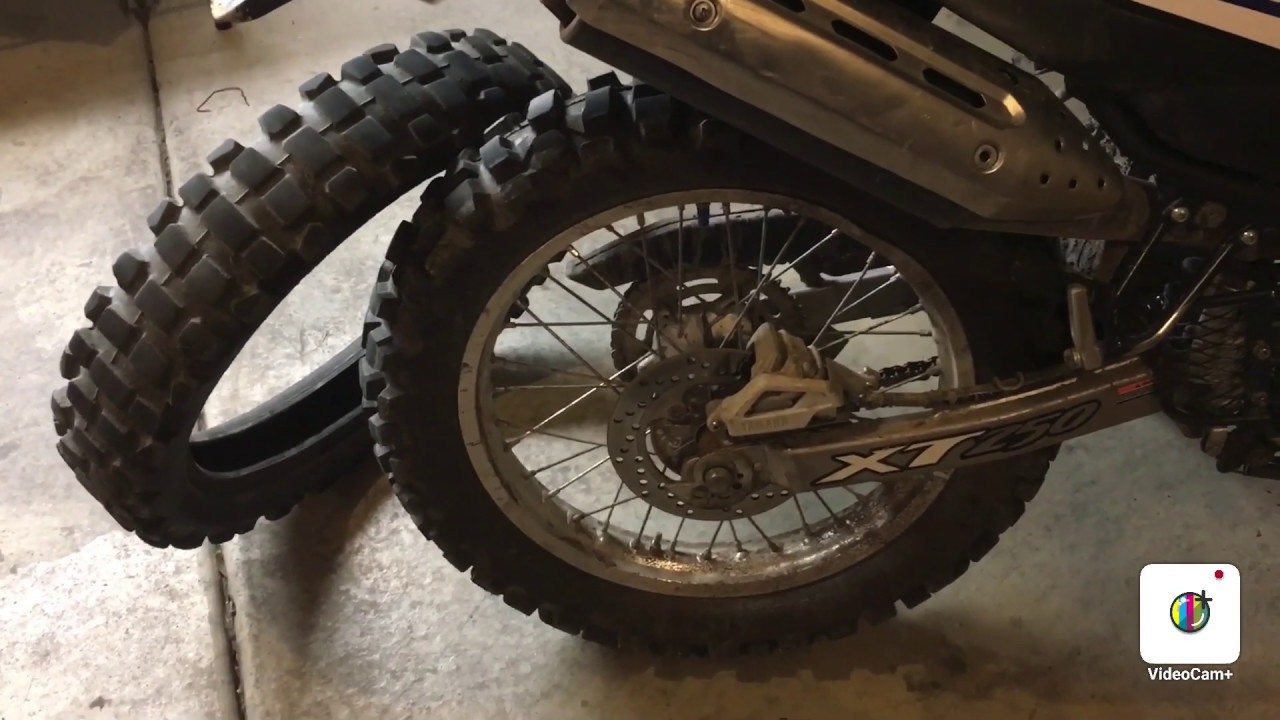 XT250 - Tire Mounting, Tools, Tips - YouTube