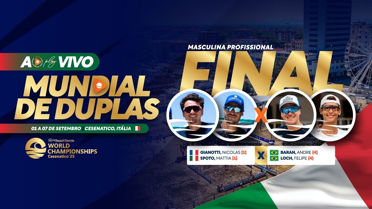 FINAL: NICOLAS GIANOTTI/ MATTIA SPOTO X ANDRE BARAN/ FELIPE LOCH ...