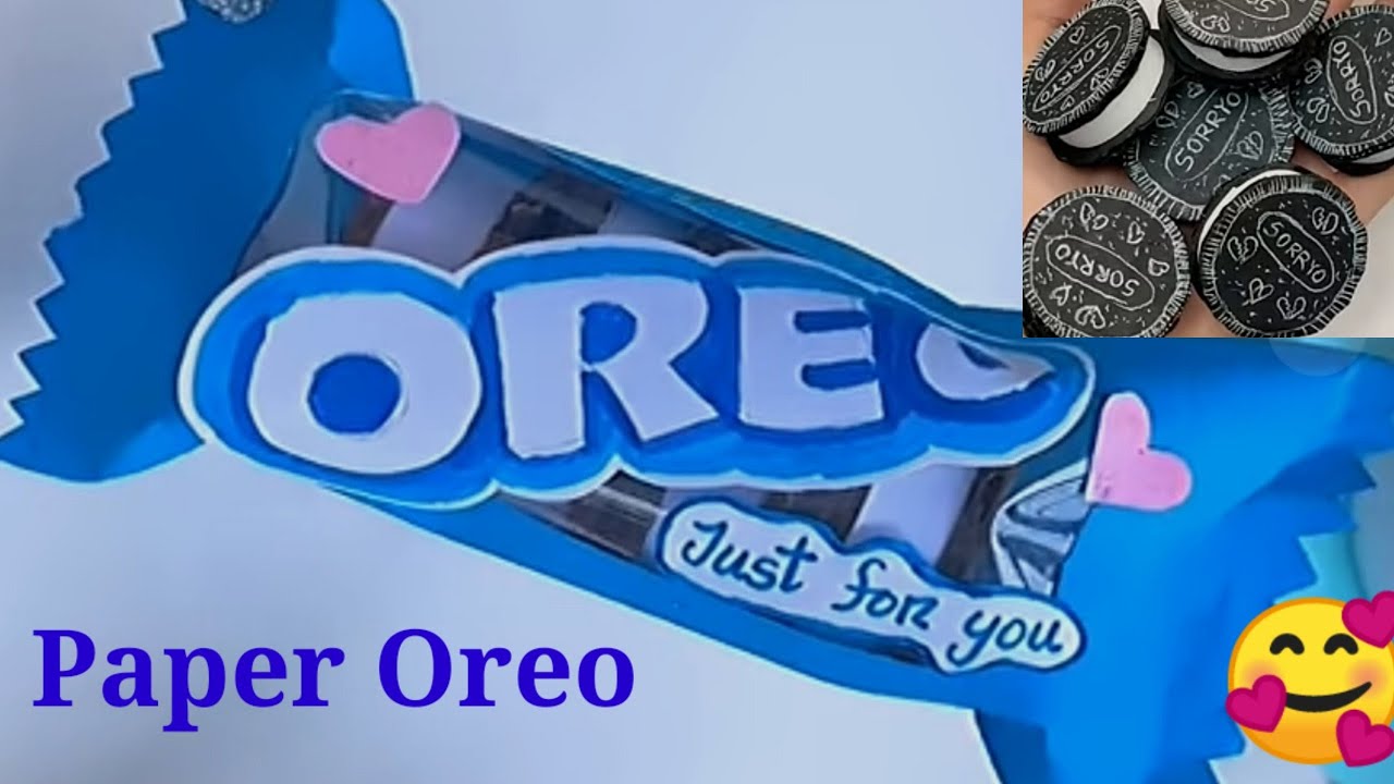 DIY Sweet Idea to say sorry ! Easy Paper Oreo Making Idea ll Sweet Oreo ...