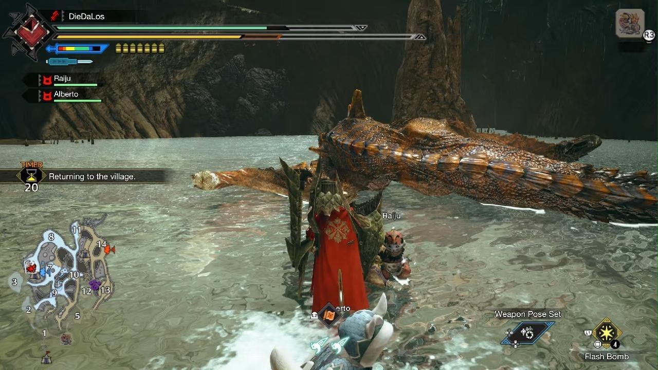 MH Rise final village quest - YouTube