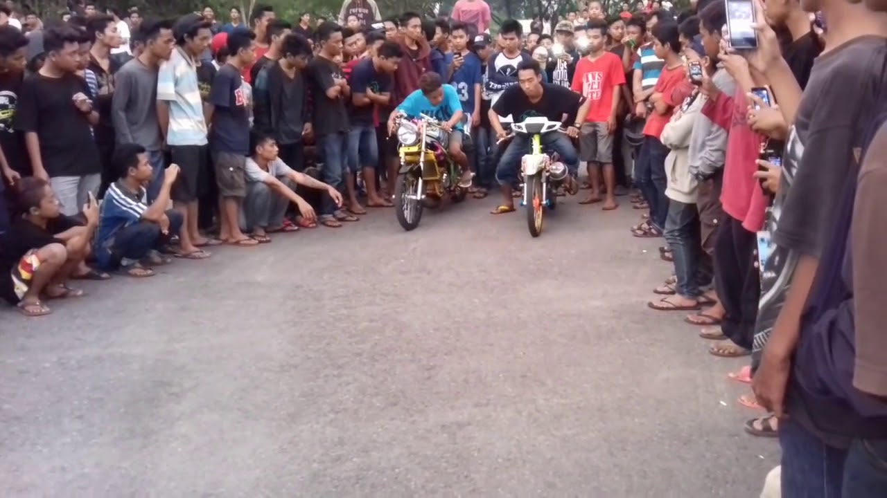 Balap liar Tanah Karo - Ninja VS Poswan - YouTube