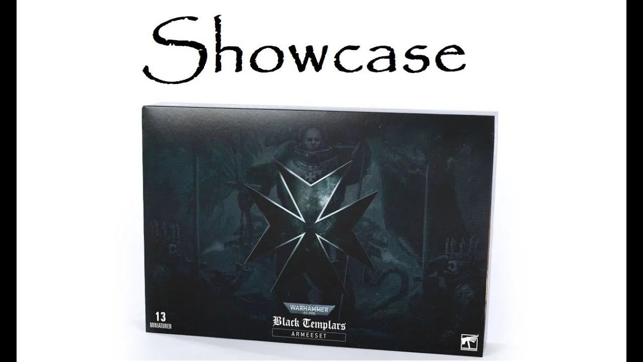 Warhammer 40.000: Black Templar Army Box Set Showcase (painted) deutsch ...