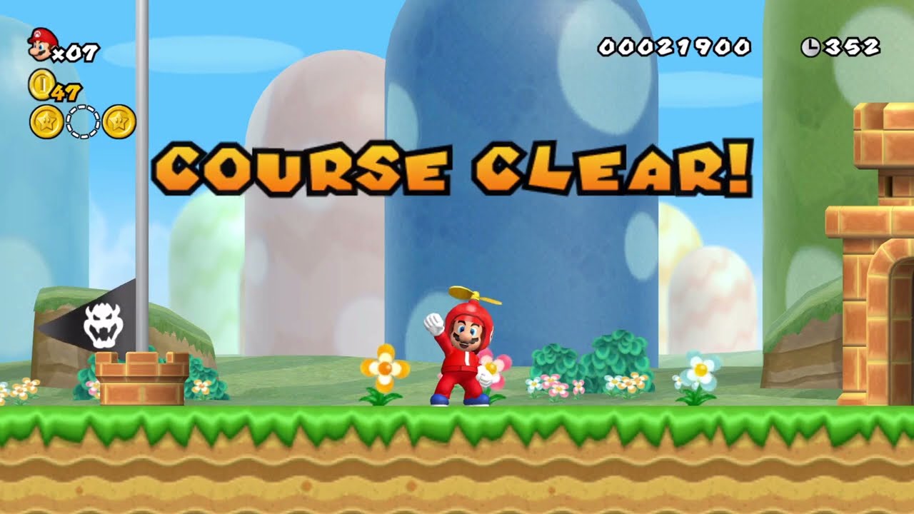 Wii Super Mario Flagpole