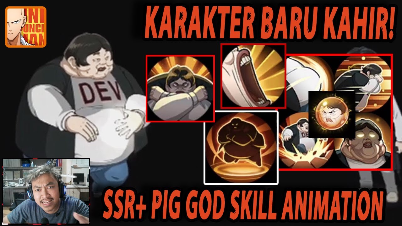 🔥🔥SSR+ PIG GOD ANIMASI SKILL [AKHIRNYA RILIS KARAKTER BARU] - ONE PUNCH ...