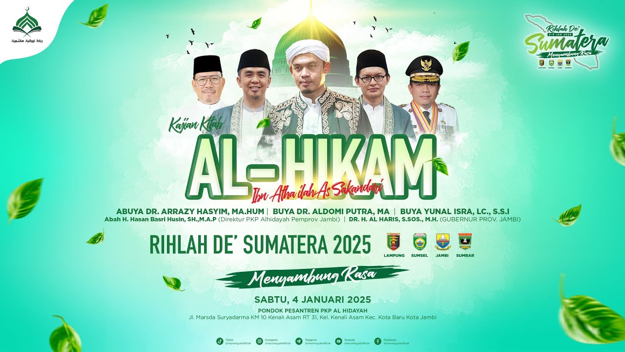 Kitab Al-Hikam Ibn 'Athaillah (Hikmah ke-50 & 51) | Rihlah De Sumatera ...